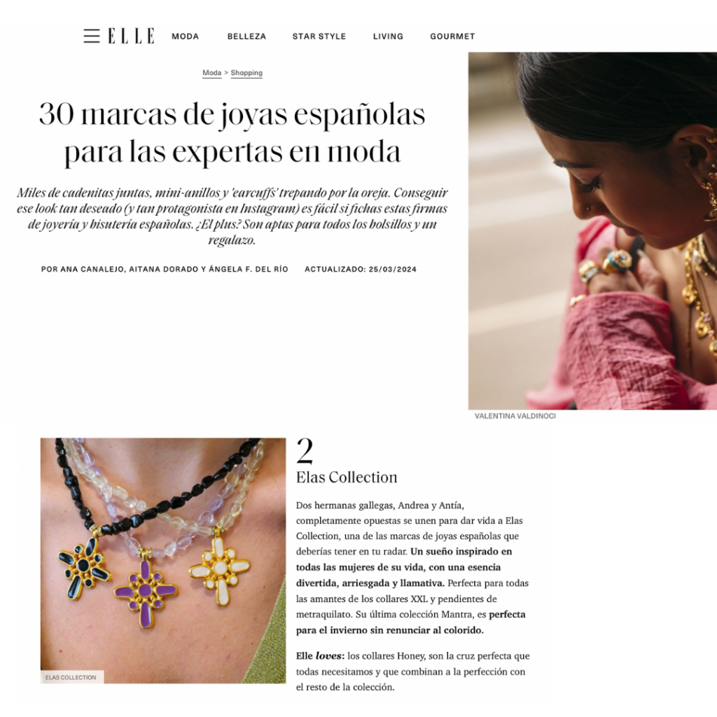 Elas Collection | Marca de Joyas | Últimas Tendencias
